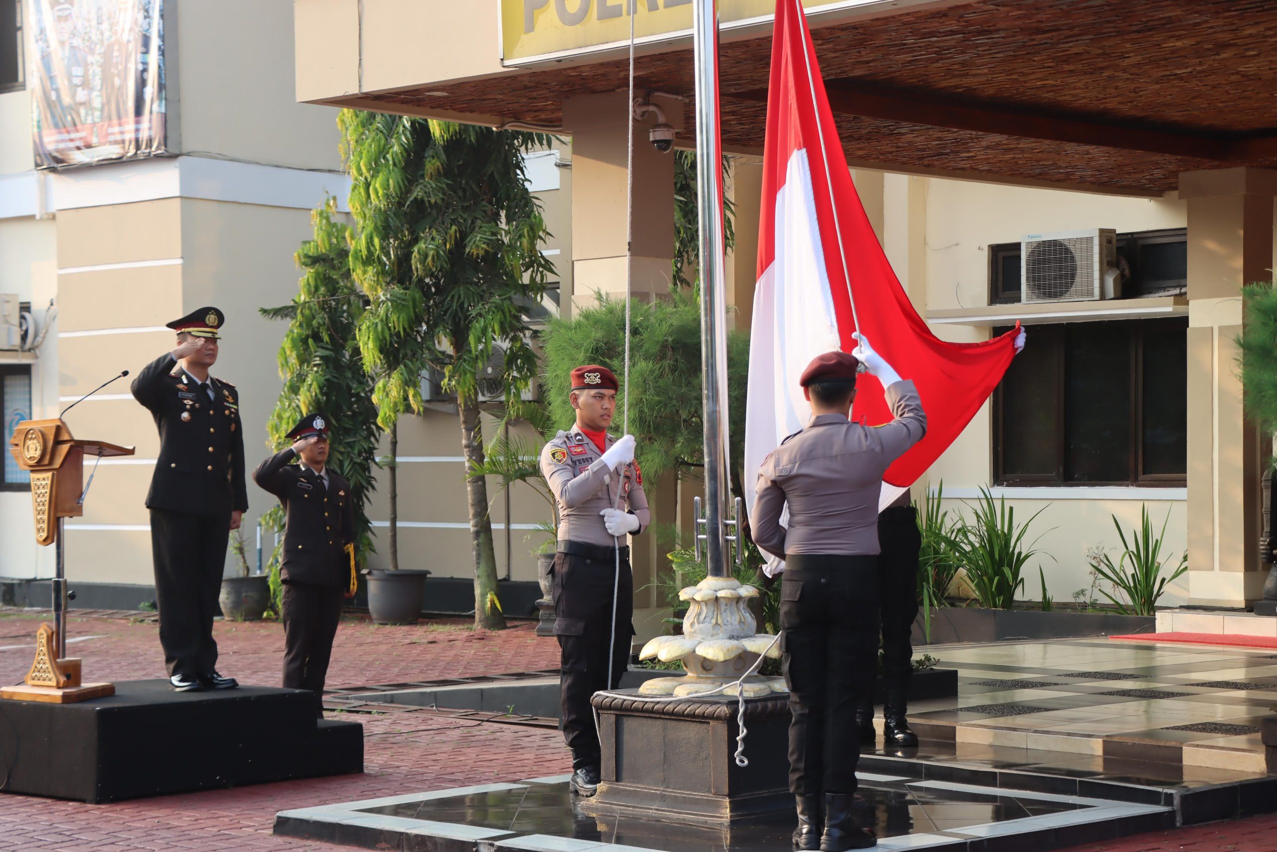 Polres Banjarnegara Gelar Upacara Peringatan Hari Lahir Pancasila 2024 - Tribrata News Jawa Tengah